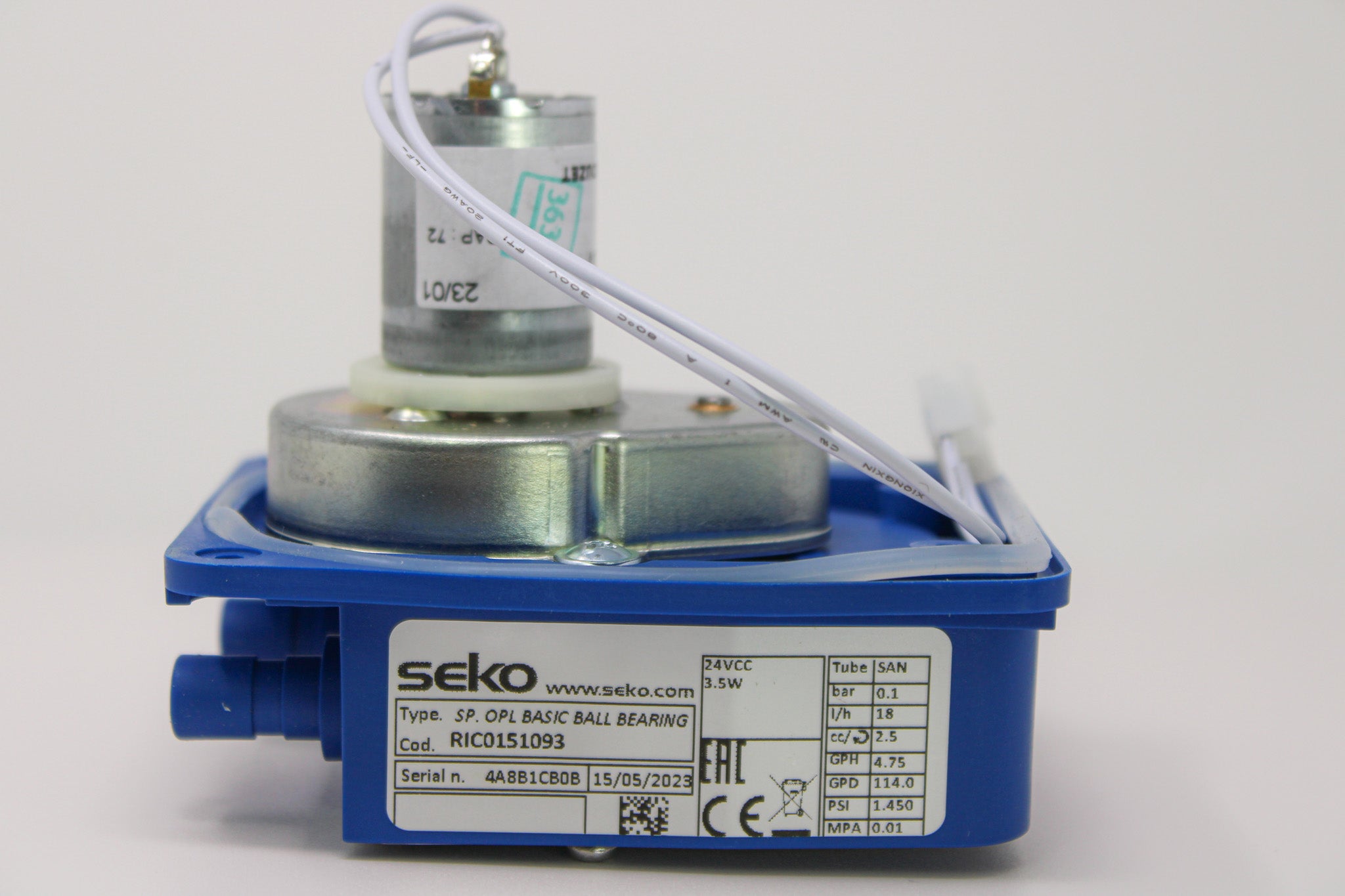 RIC0151093 SEKO DETERGENT PUMP OPL- BASIC — Sparetek